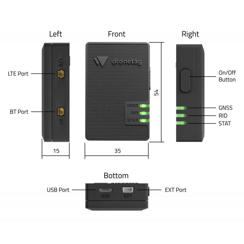 Dronetag Mini - Affordable Drone Remote Identification Add-On